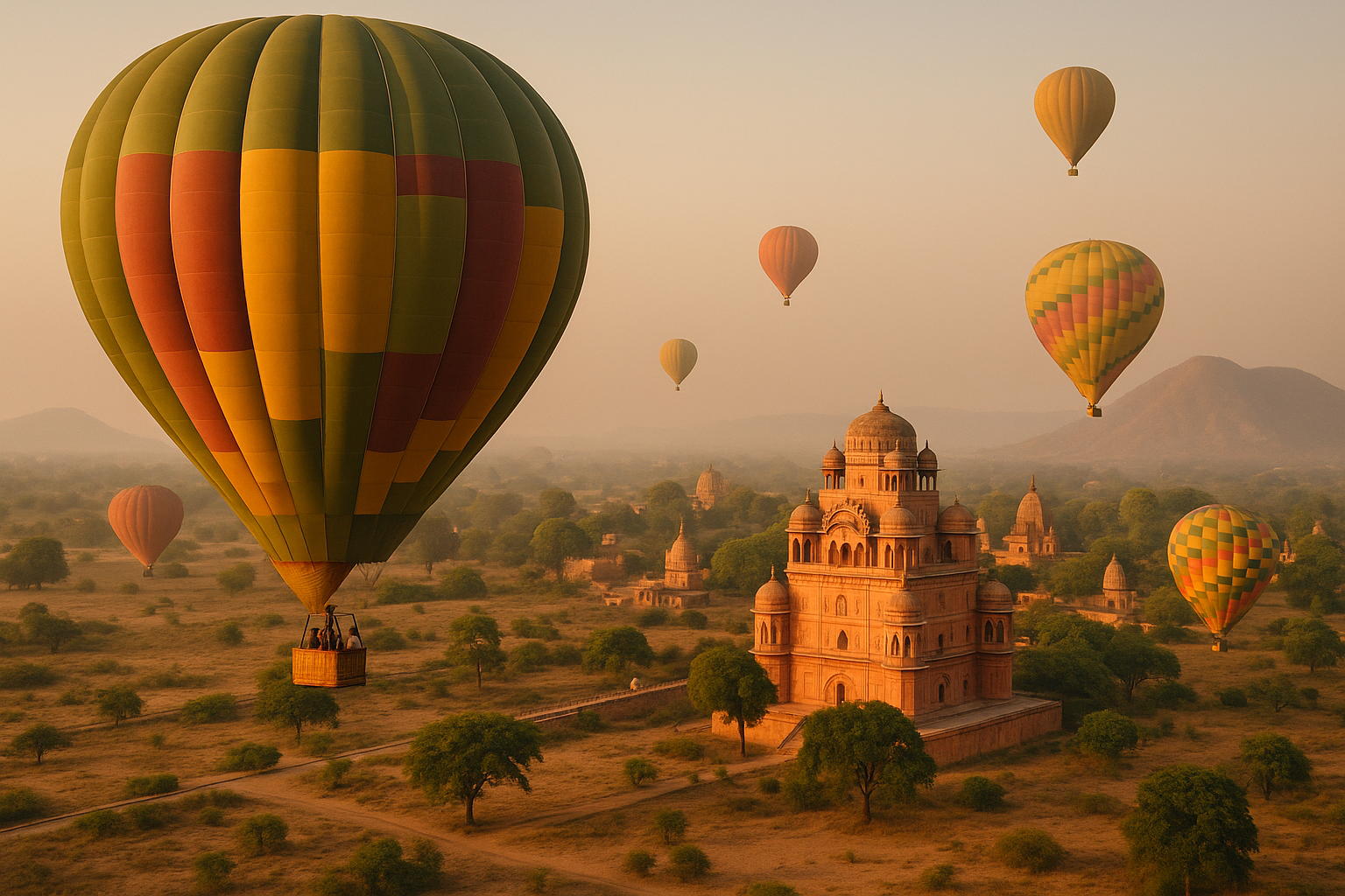 7 Magical Hot Air Balloon Rides in India – Bucket List Moments ...