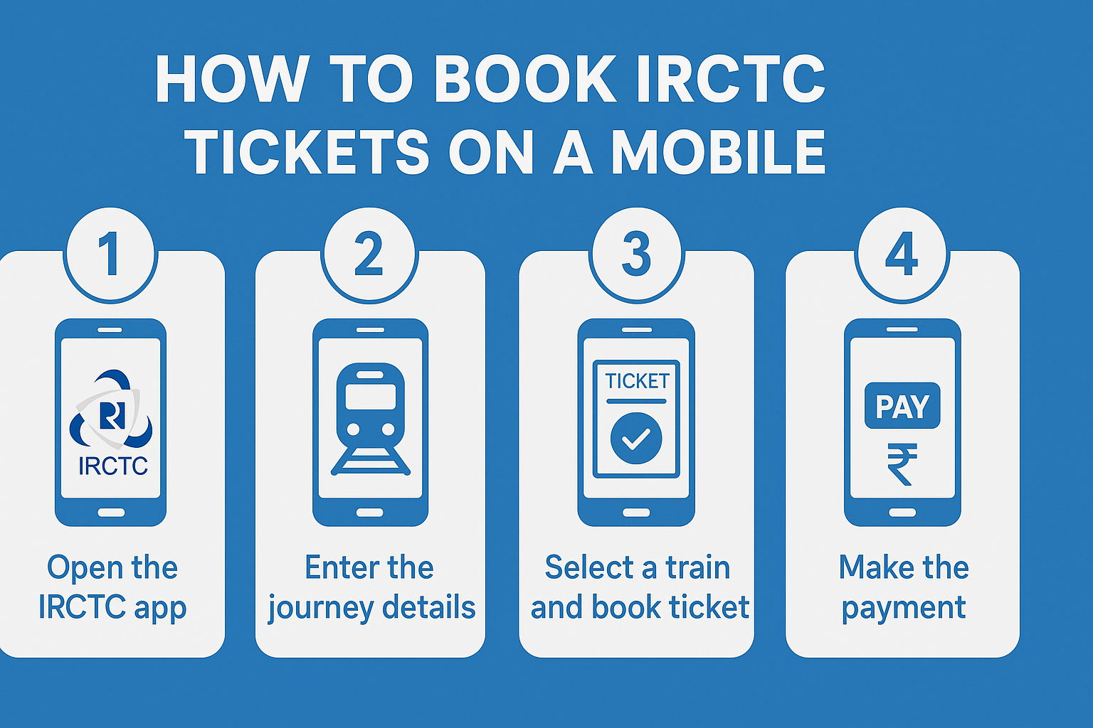 📱 How to Book IRCTC Tickets on a Mobile – Step-by-Step Guide (2025)