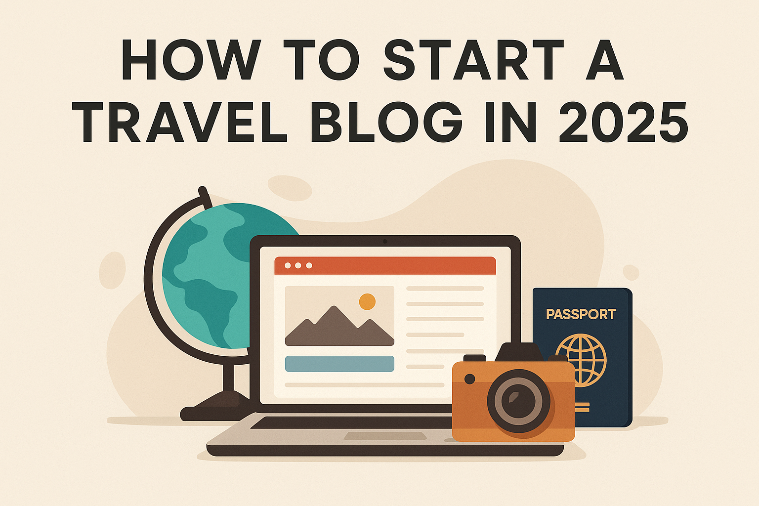 🌍 How to Start a Travel Blog in 2025 – Step-by-Step Guide to Go Global