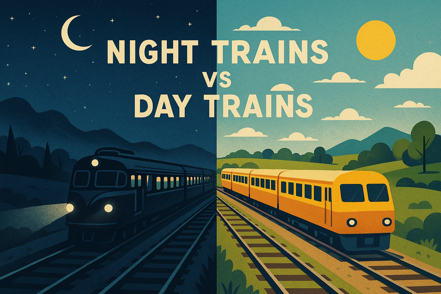 🚆 Night Trains vs Day Trains – Pros and Cons for Indian Rail Travelers ...